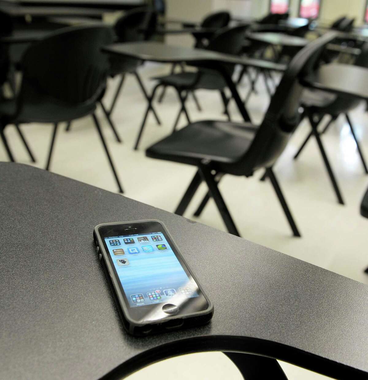 Dialing up a classroom distraction