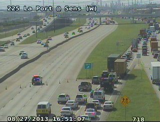 2 injured in 3-vehicle accident that shut down portion of SH 225