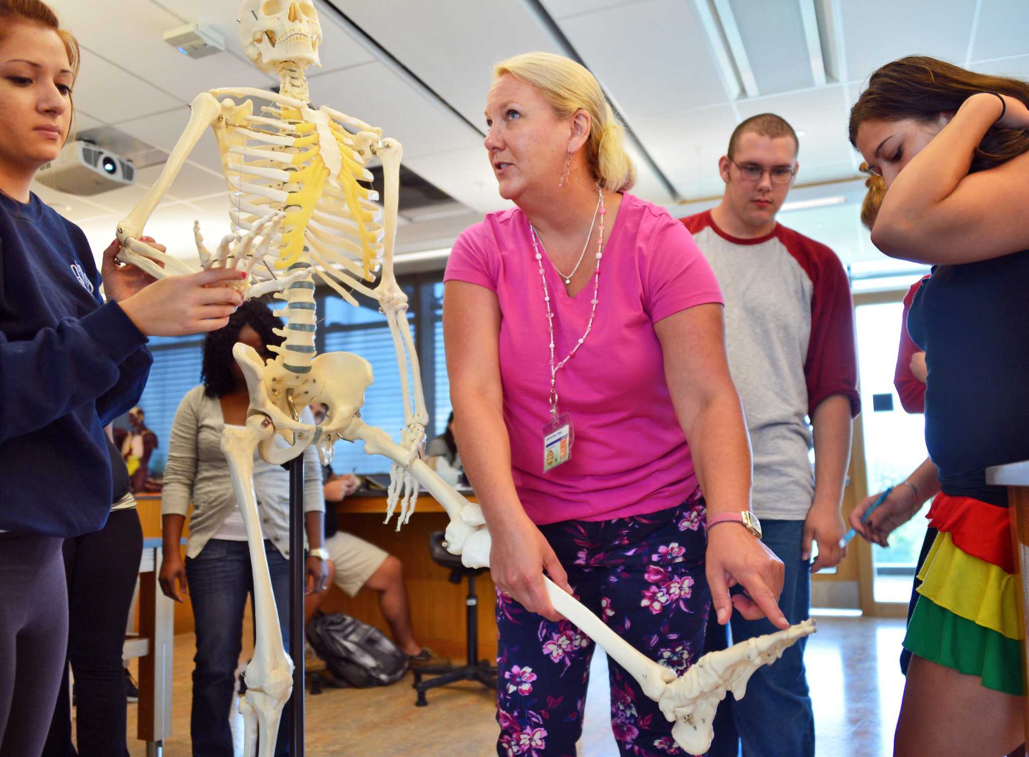 An immersion in science for students at HVCC