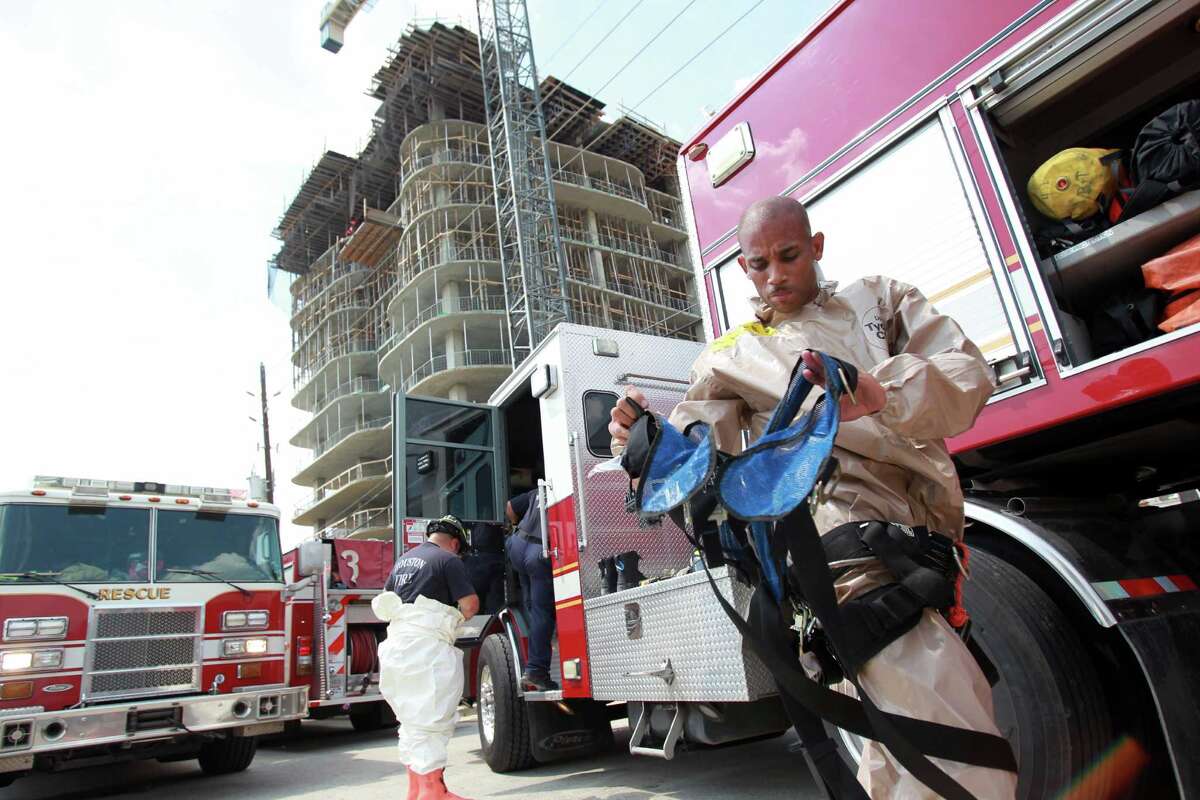 Fatal fall down elevator shaft reported at Houston construction site