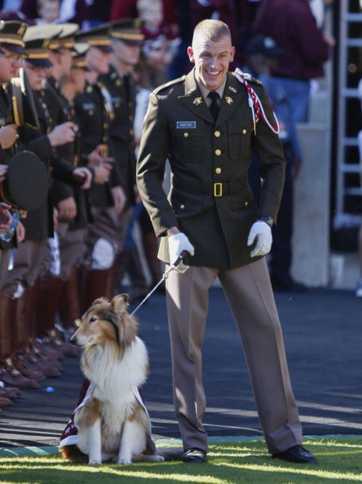 Aggie mascot Reveille VIII to retire at school year's end