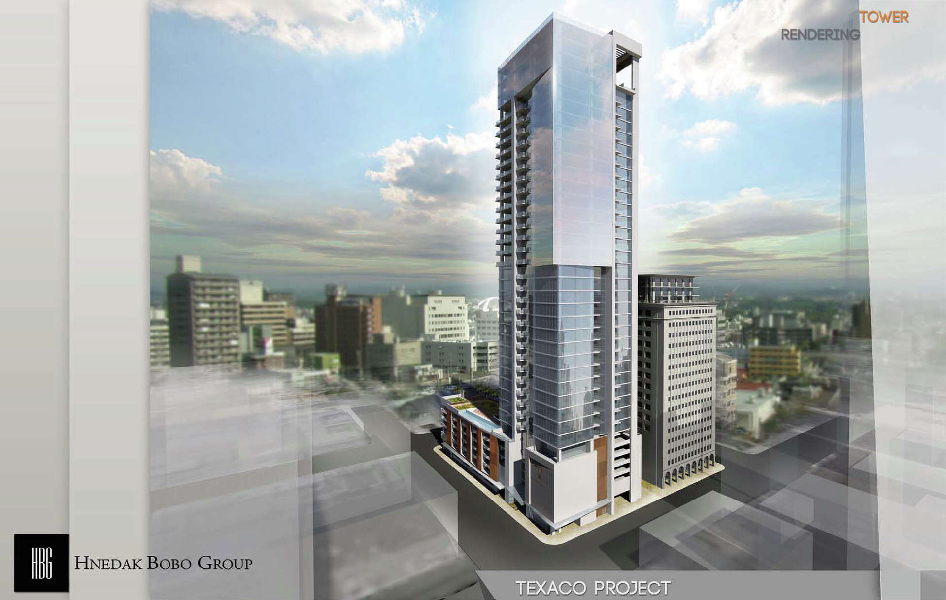 Old Texaco building being reshaped as apartment tower