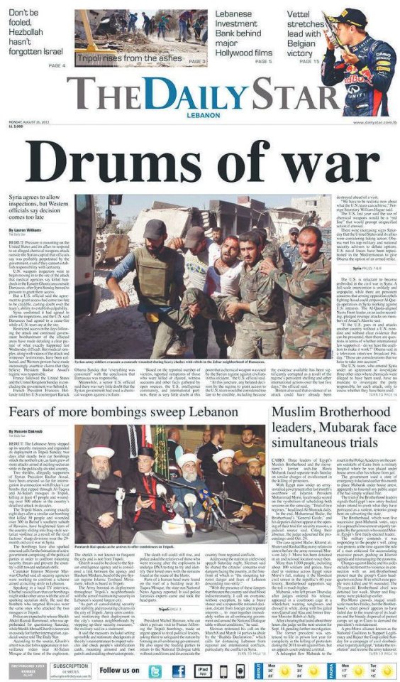 Front Pages from Around the Globe