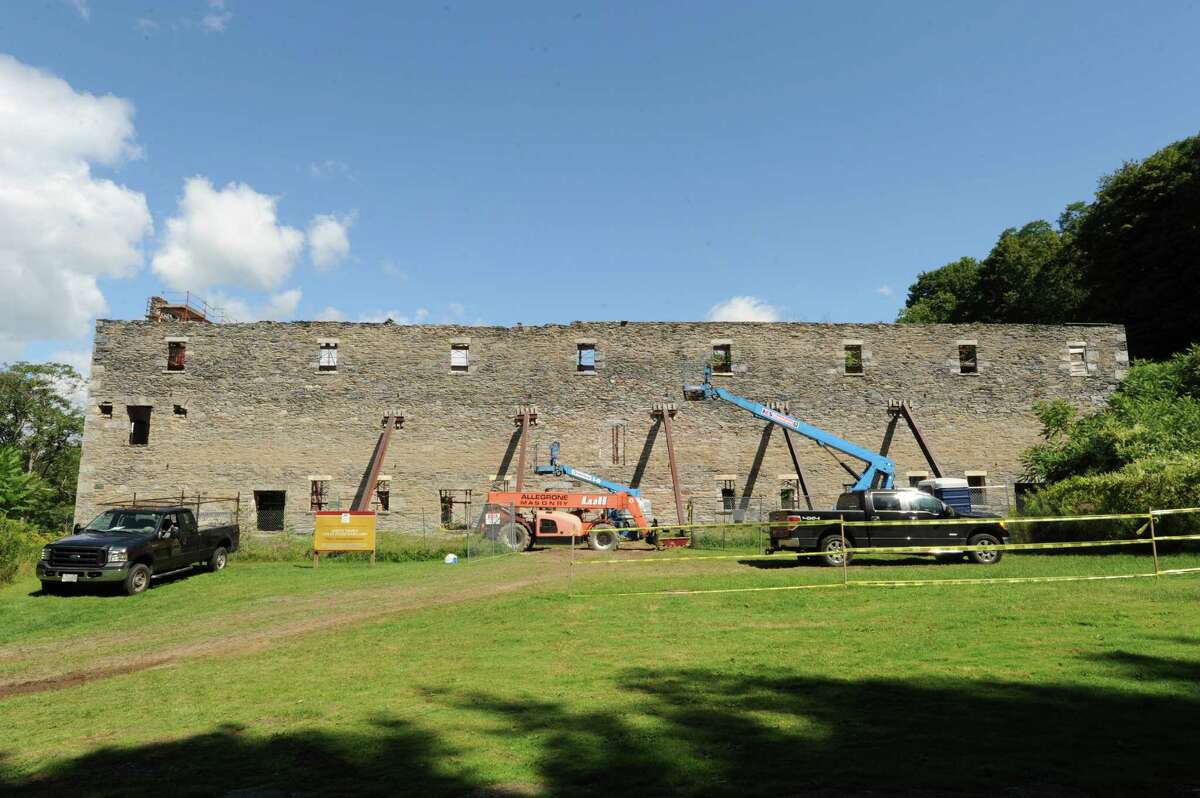 A lift for nation's oldest stone barn