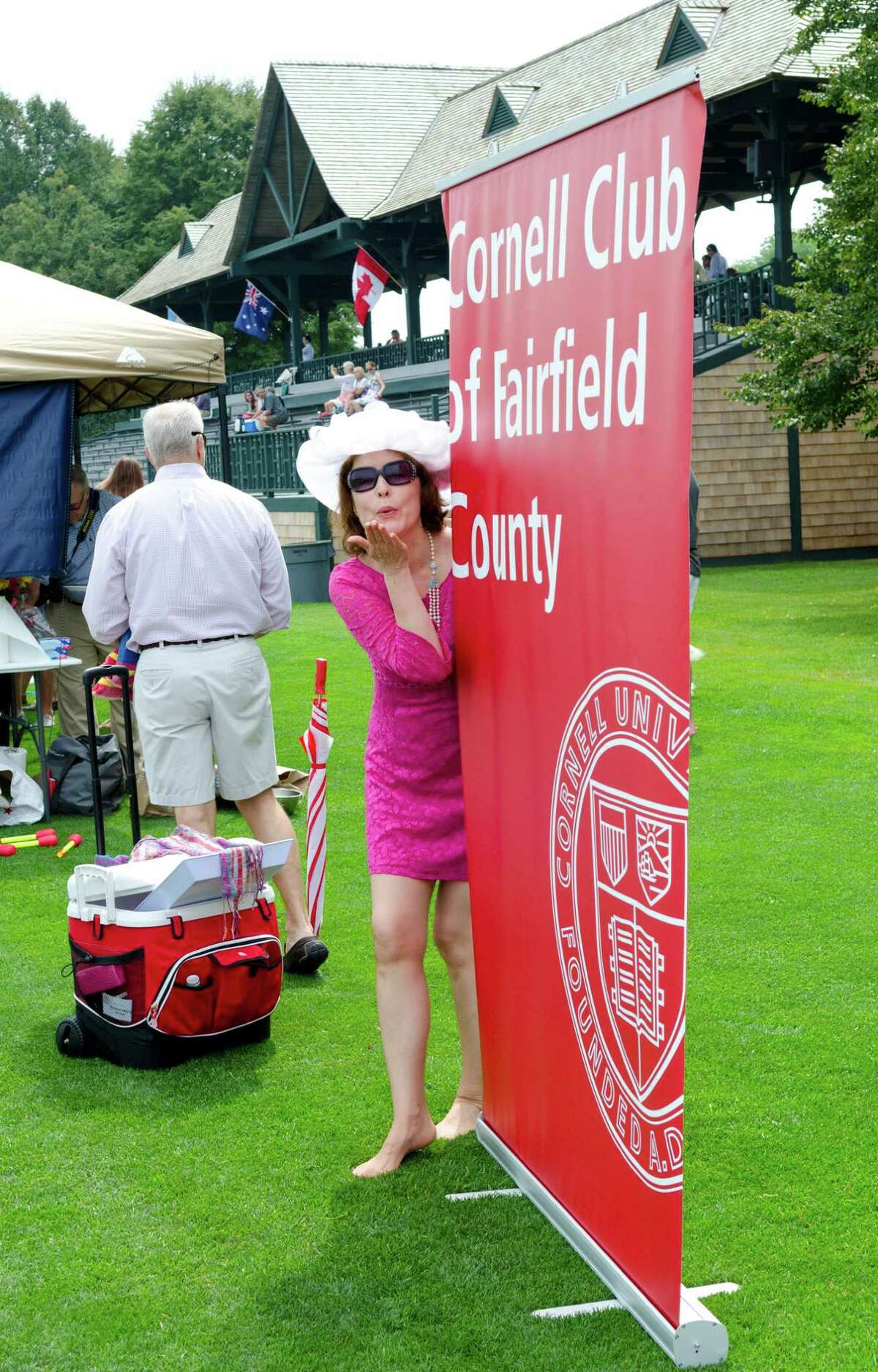 At the Greenwich Polo Club, crowd has a flair for high society fashion