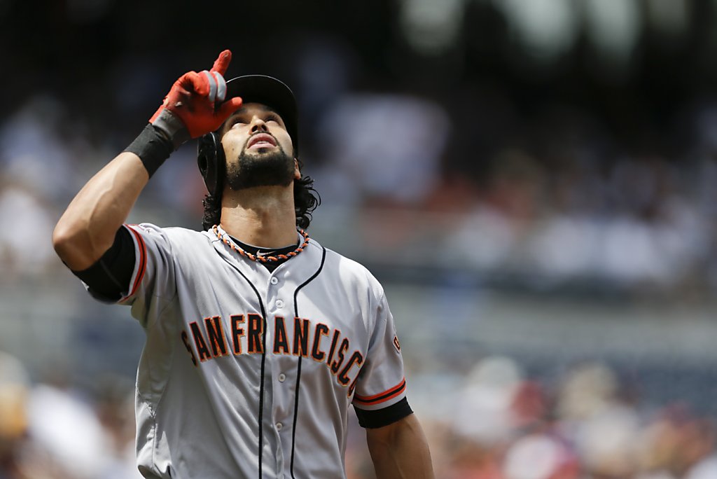 Prospects inspire Giants' Angel Pagan