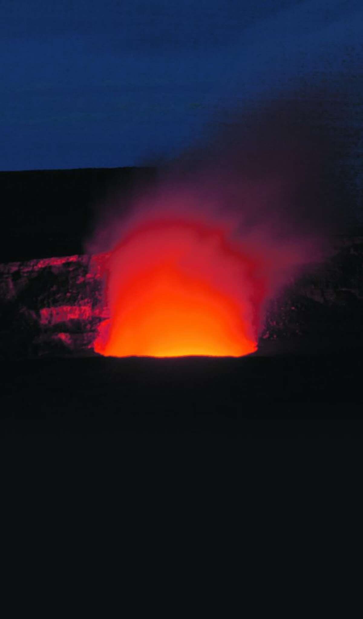 Enchanted by the glow of volcanoes