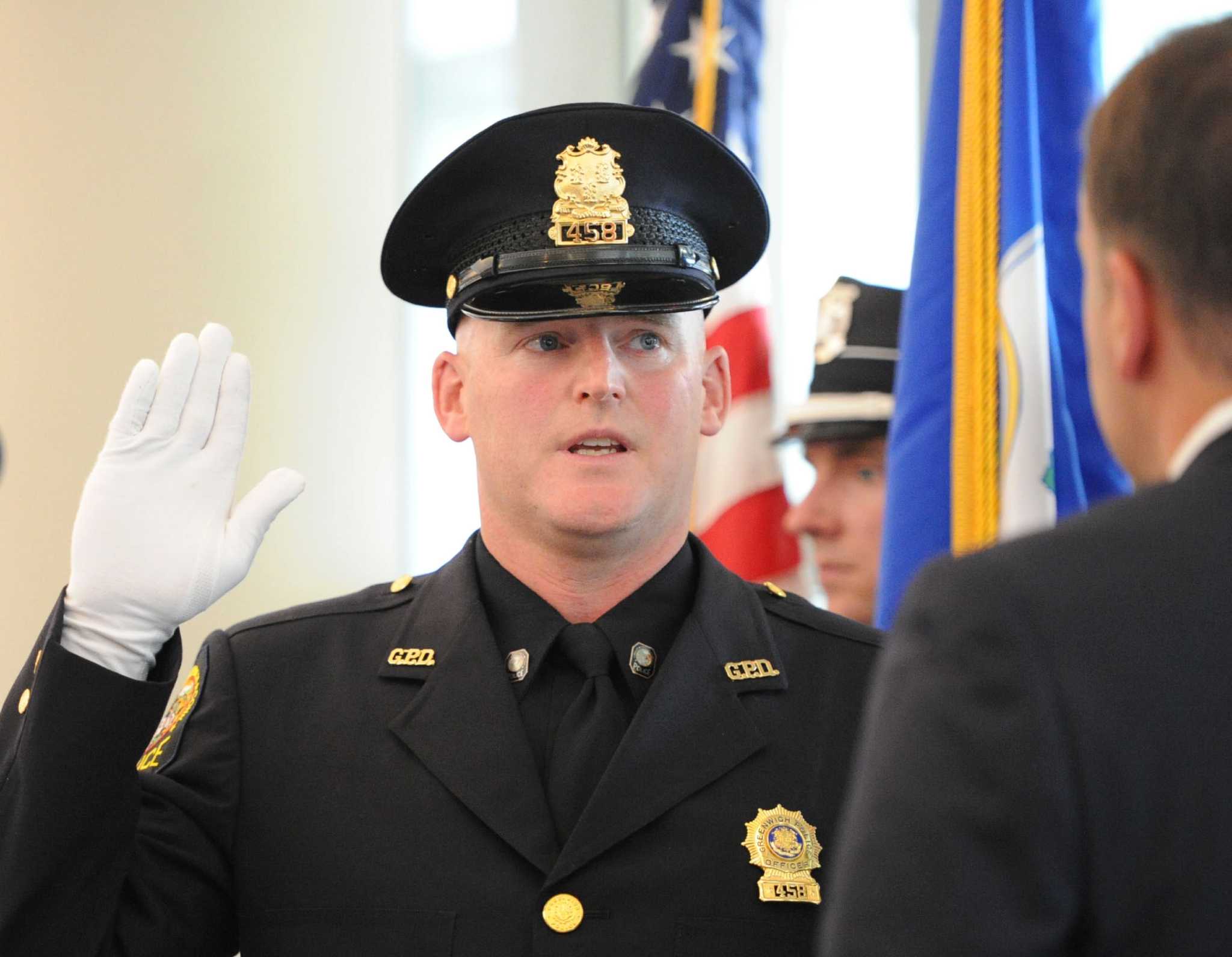 Ceremony honors town police transitions
