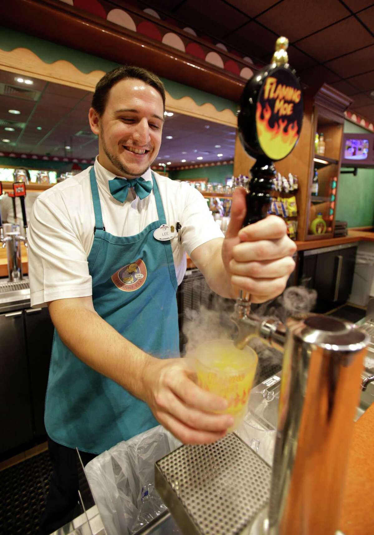 Want to drink a Duff at Moe's? Now you can