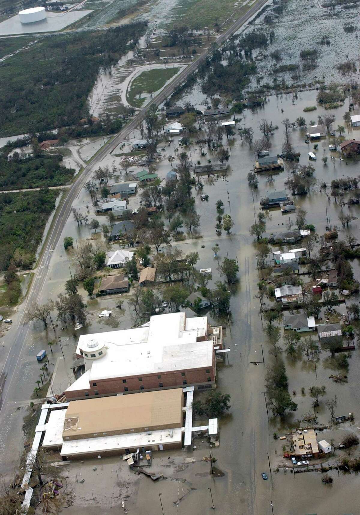 Aerial photos of Hurricane Ike damage