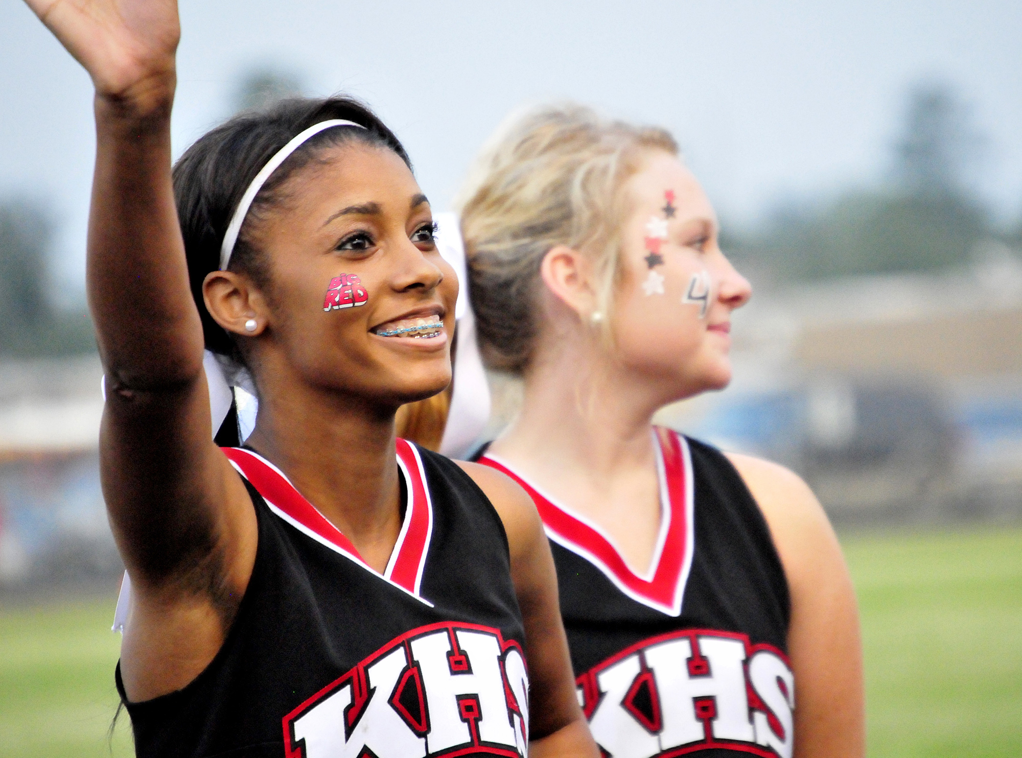 BANNERS: Both sides of controversy cite the First Amendment of Constitution