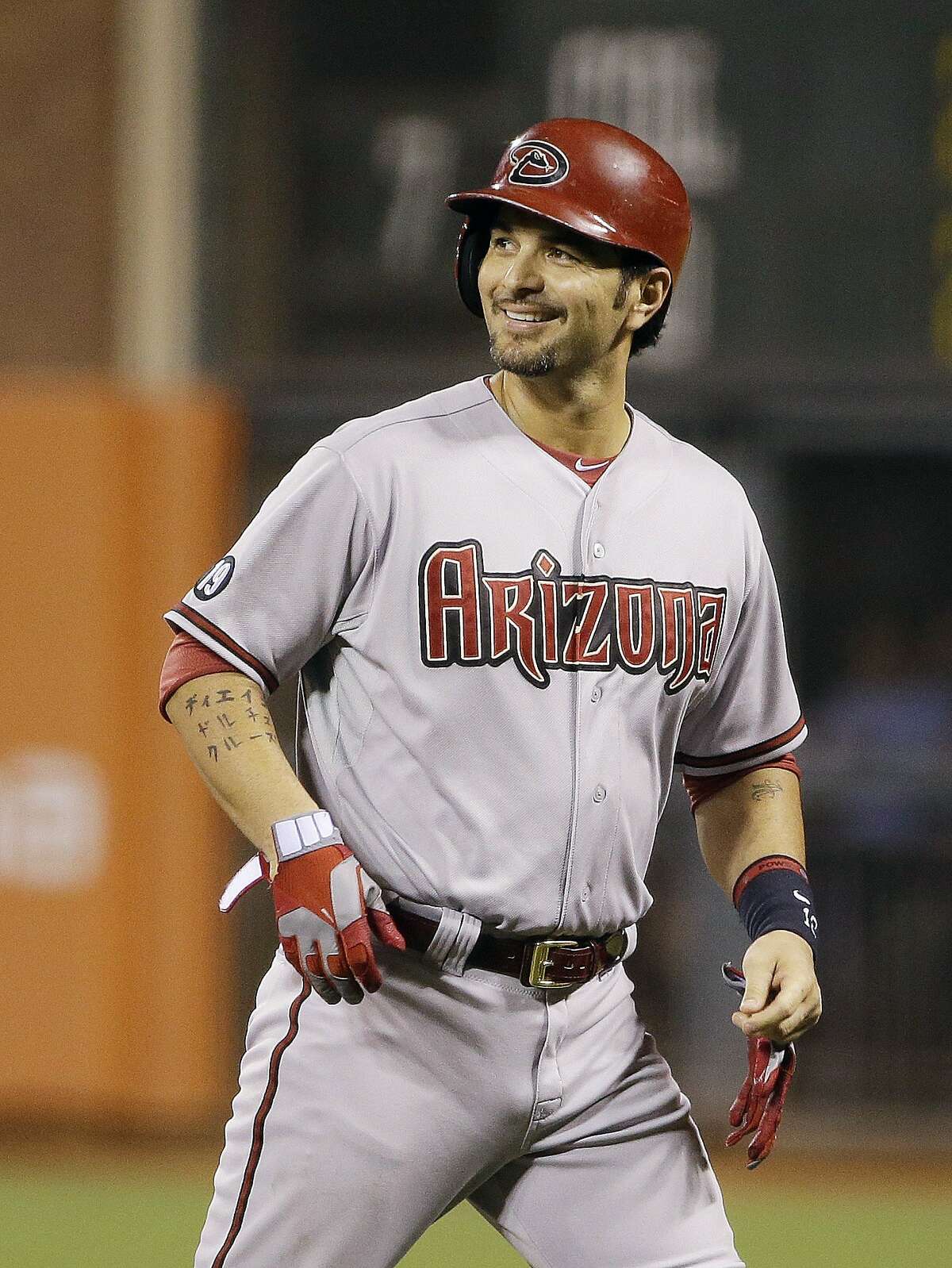 Giants' Petit falls 1 strike short of perfect game