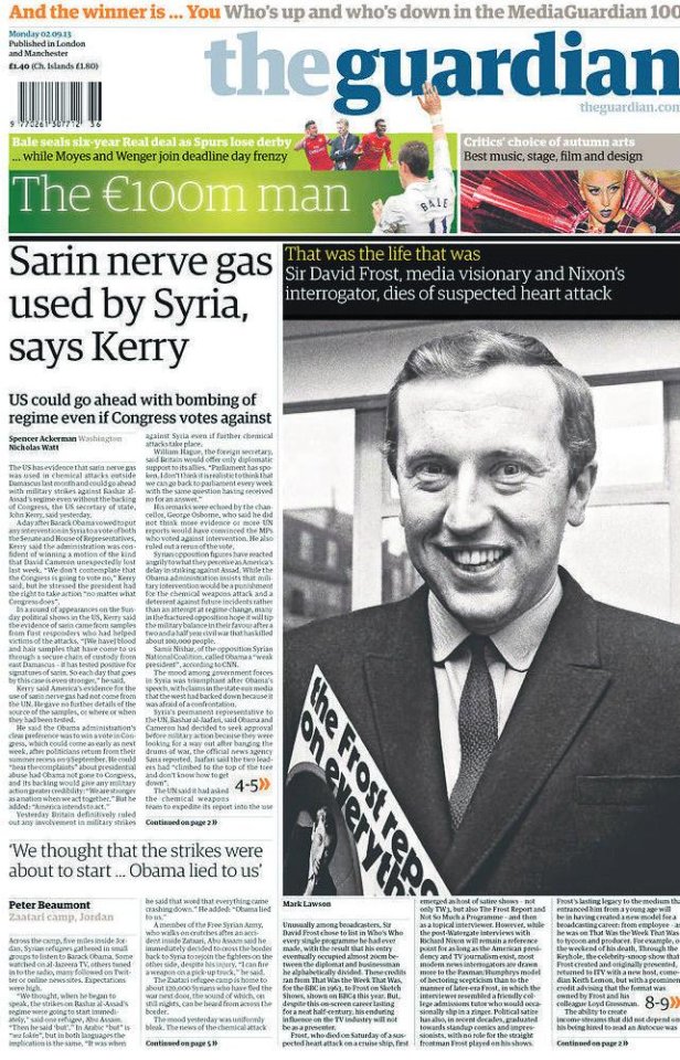 Front Pages from Around the Globe