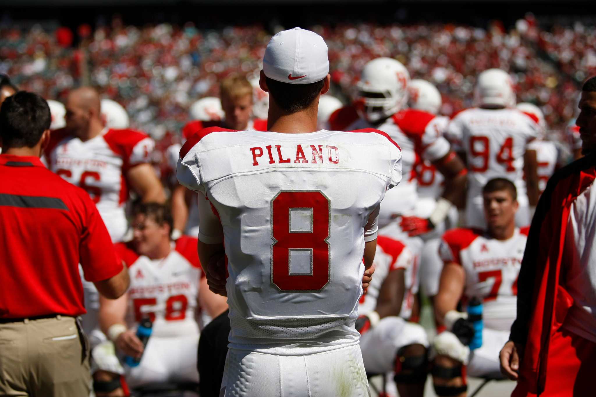 Piland sidelined after suffering concussion against Temple