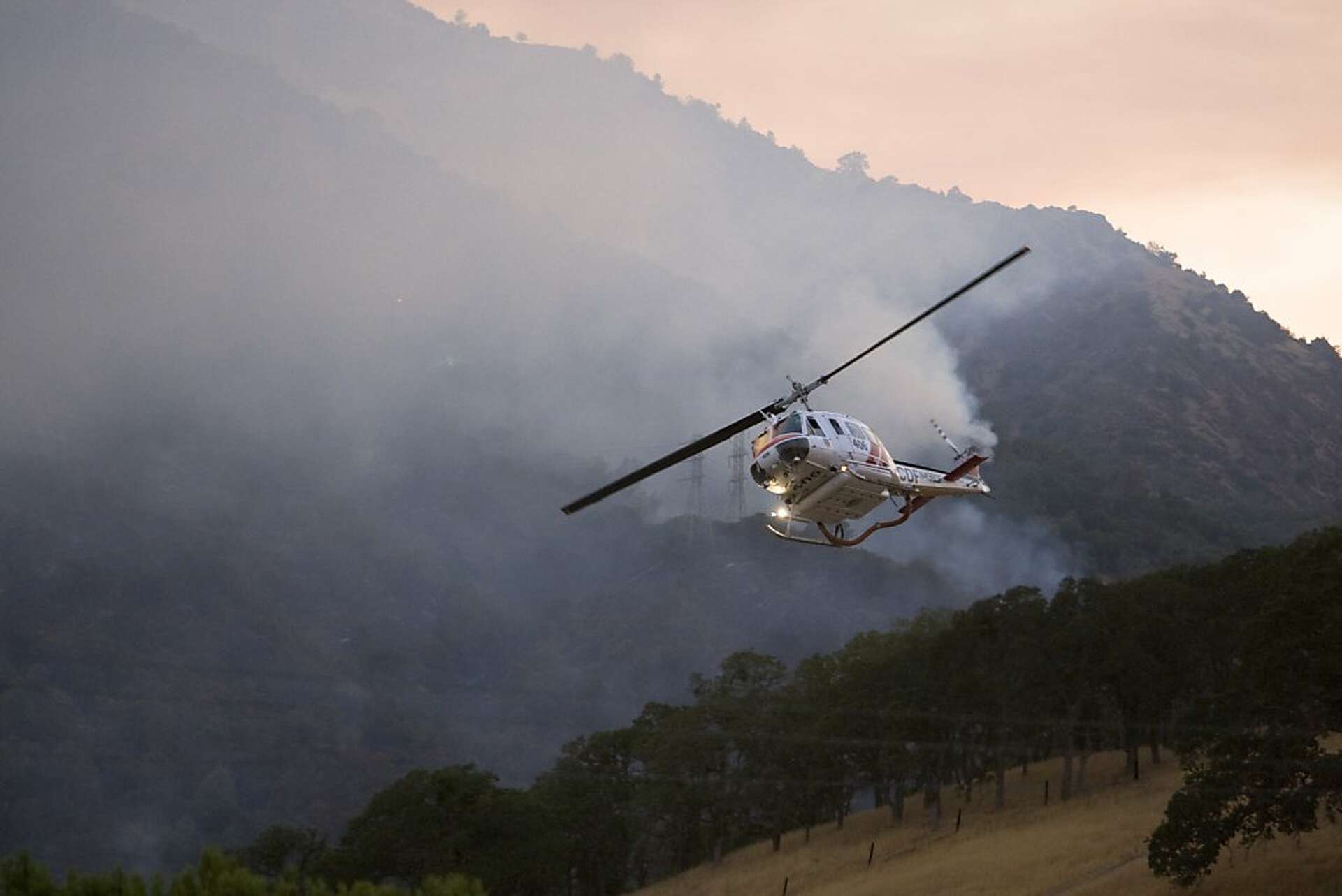 Fire grows near Mt. Diablo park - homes evacuated