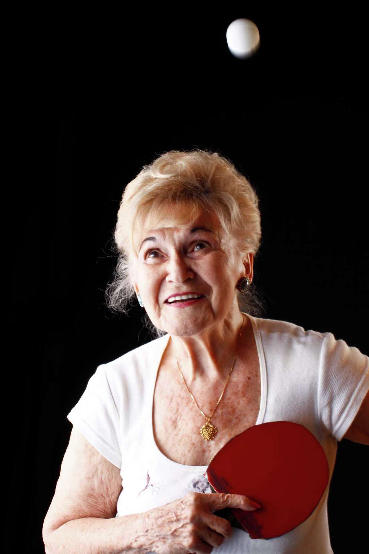 Competitive table tennis champs like Lisa Modlich seem not to age