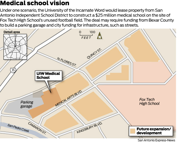 SAISD to work with UIW on med school
