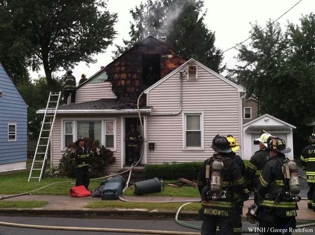 Derby fire sends one to hospital