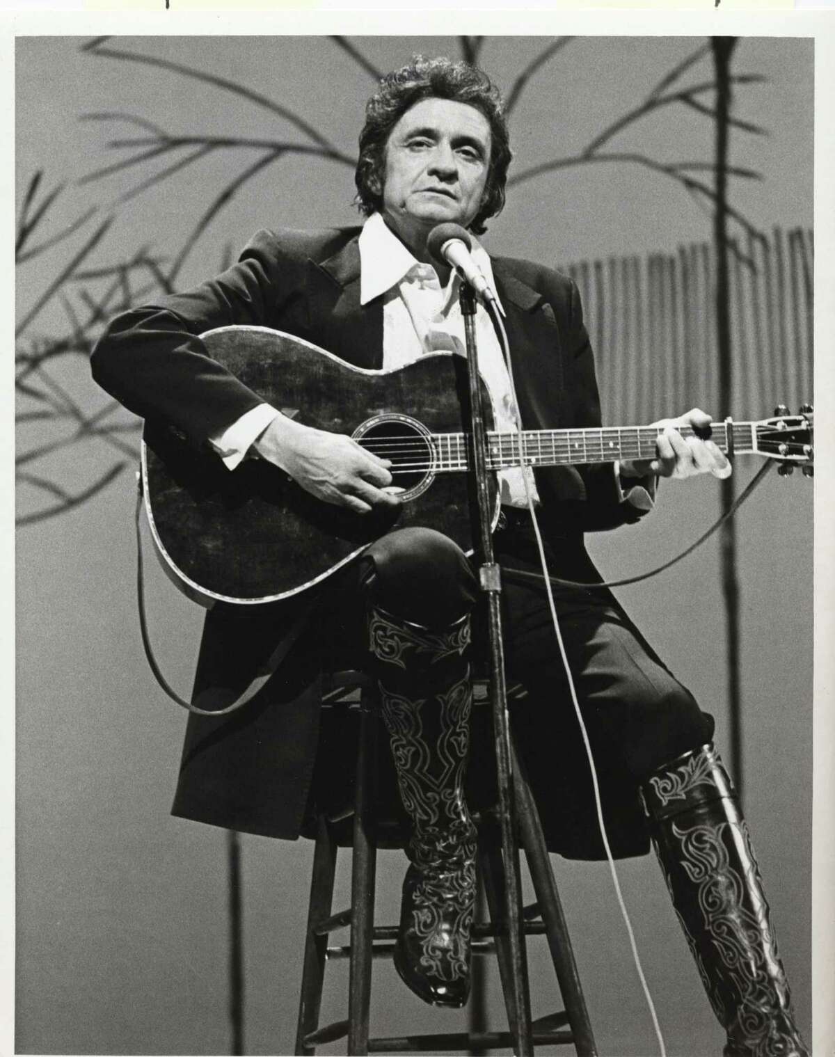 Country icon Johnny Cash's touring history through Houston
