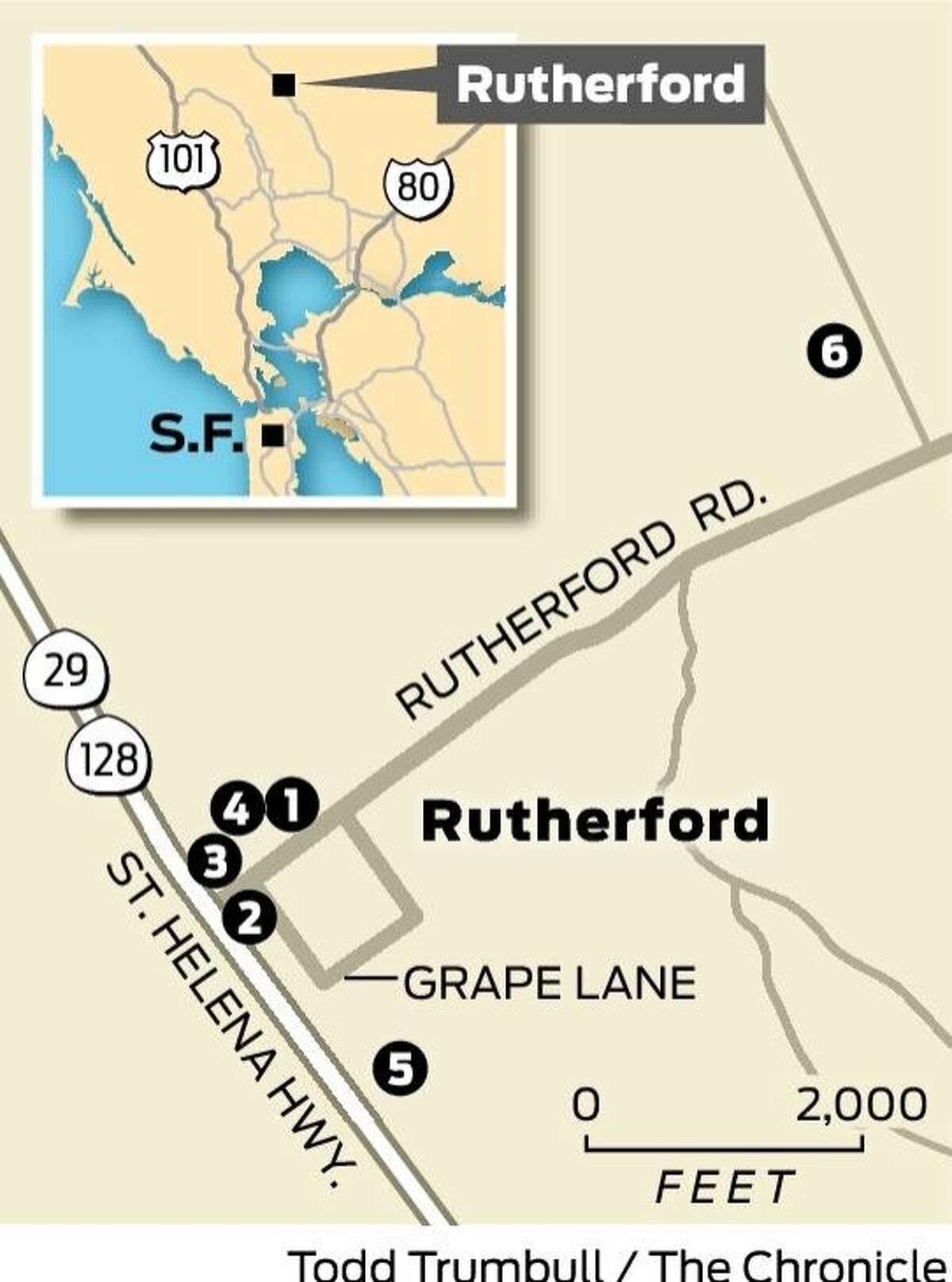 Rutherford Road and St. Helena Highway