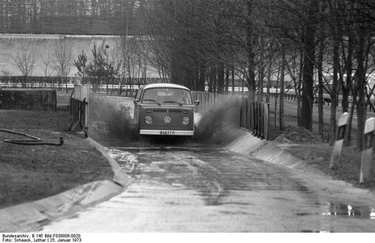 Taking to the road in the old VW bus