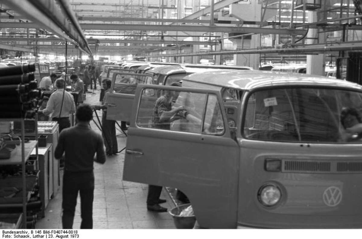 Taking to the road in the old VW bus