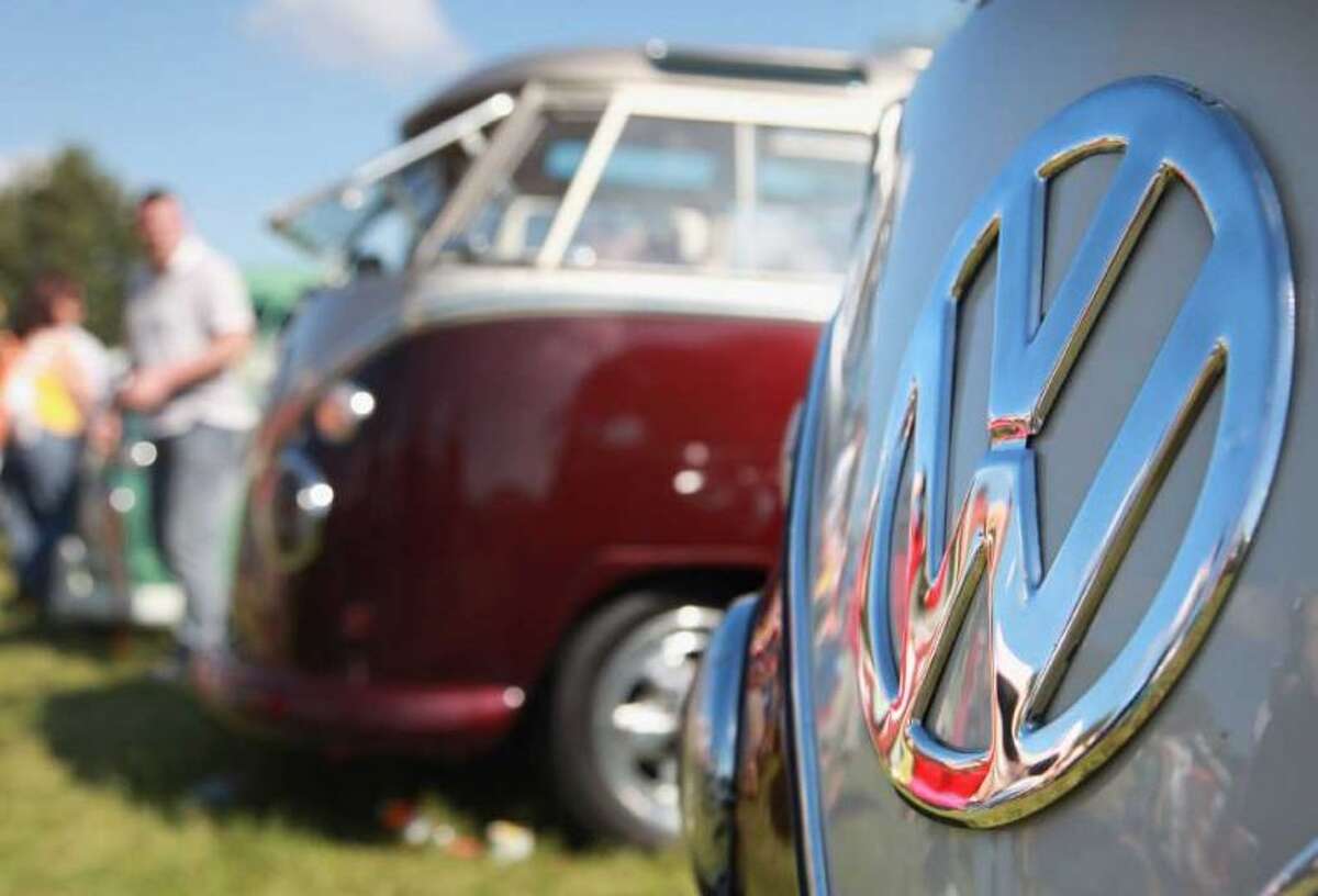Taking to the road in the old VW bus