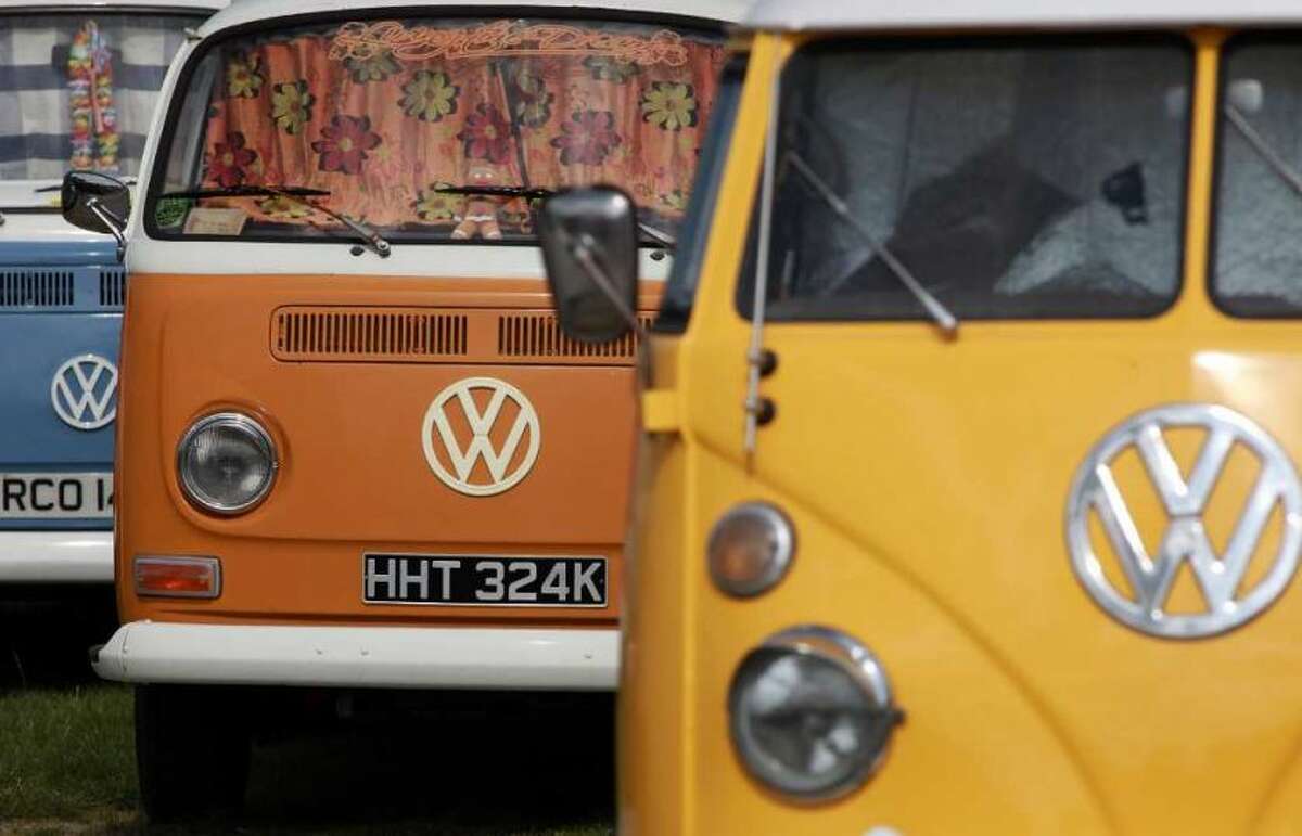 Taking to the road in the old VW bus