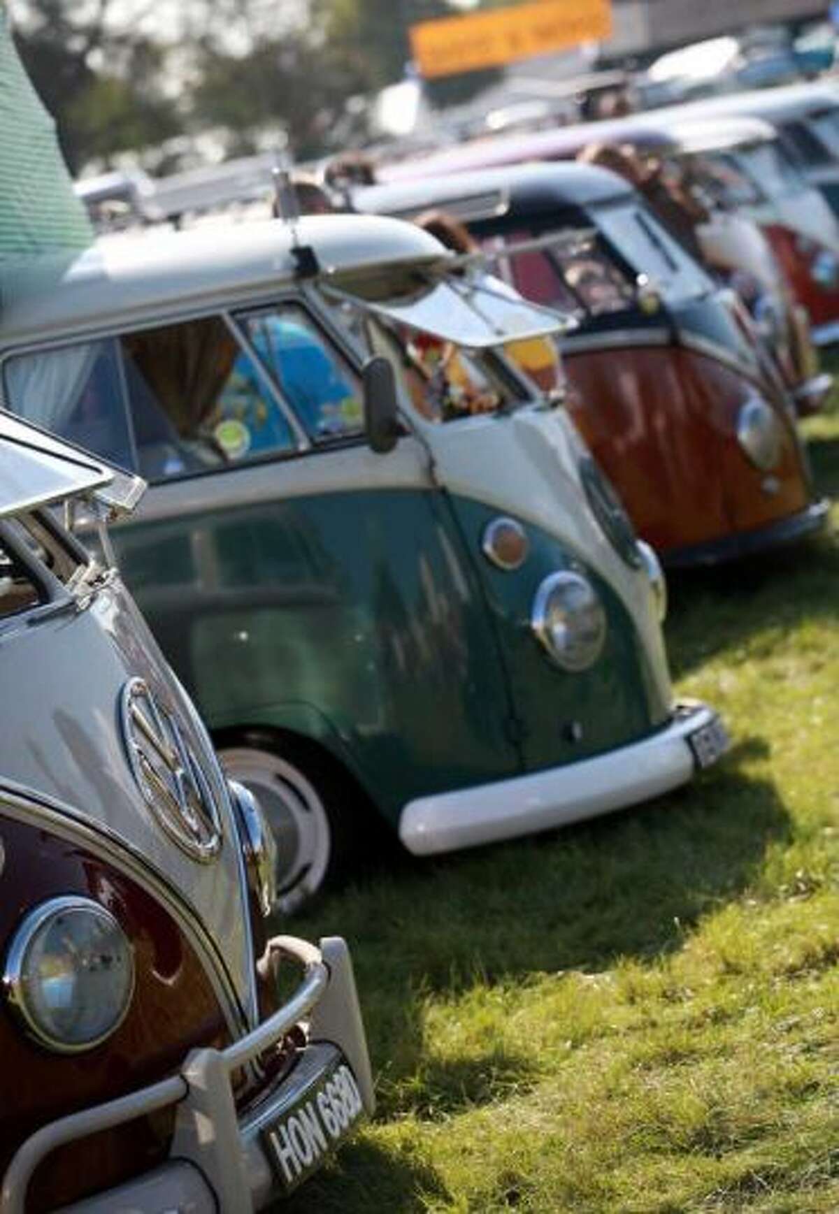 Taking to the road in the old VW bus