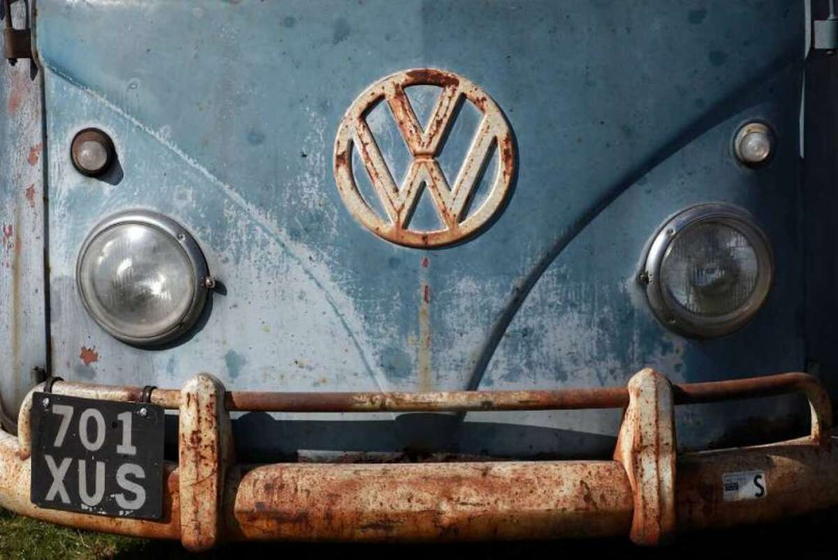 Taking to the road in the old VW bus