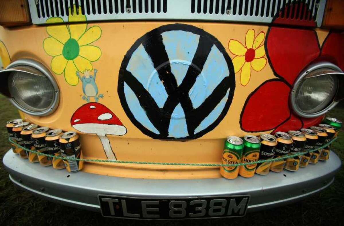 Taking to the road in the old VW bus