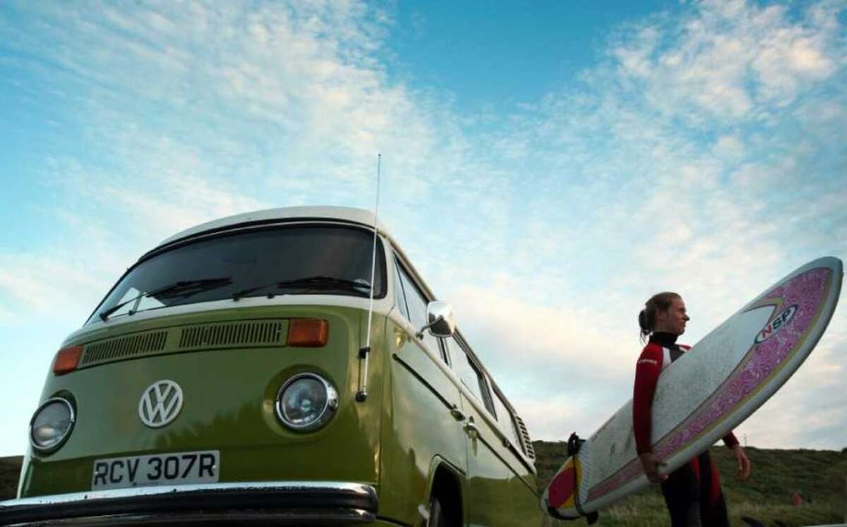 Taking to the road in the old VW bus