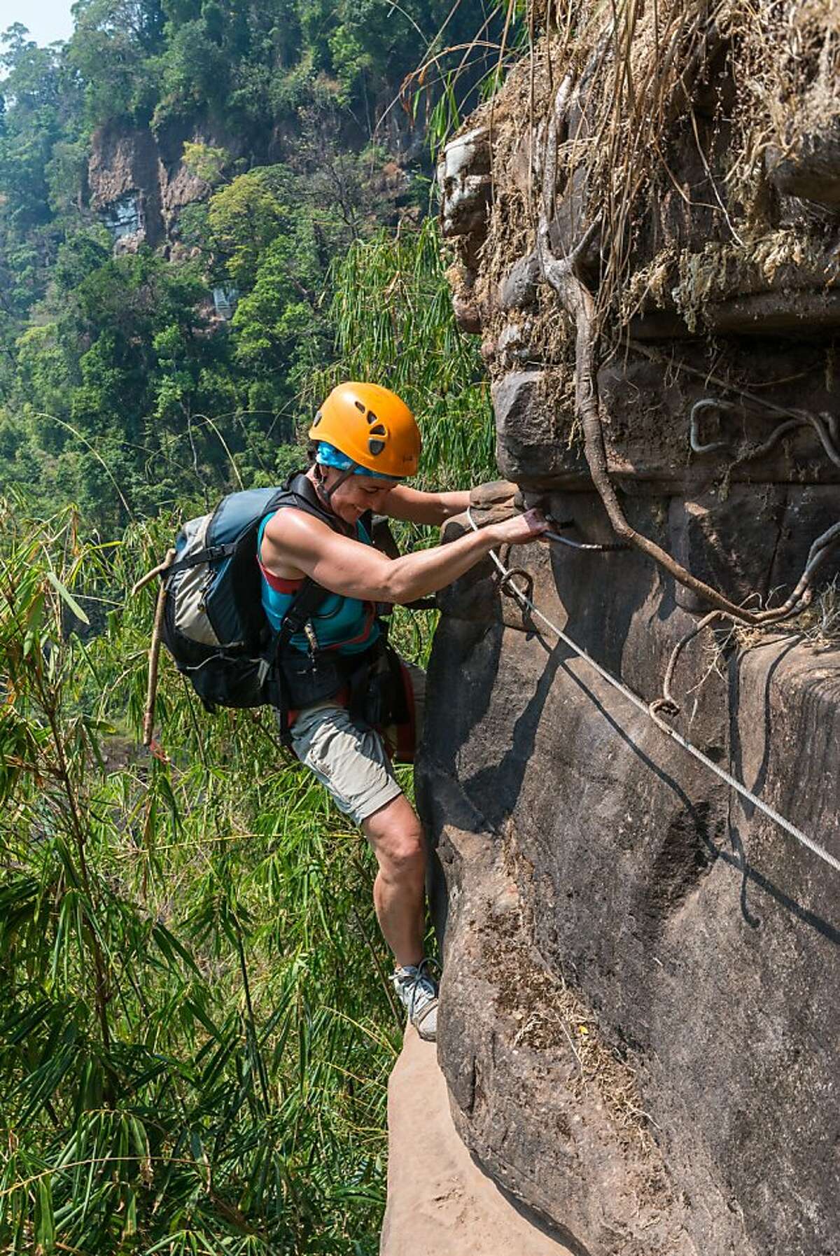 High adventure on Laos zip-line jungle trek