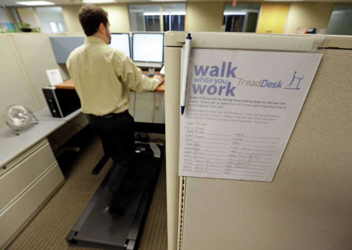 More Americans exercise while they work