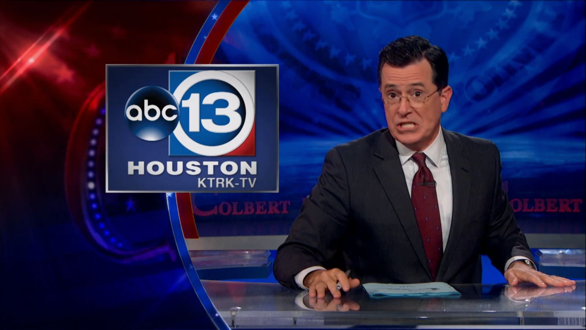KTRK ABC 13 gets on the Colbert Report after 'Spy Stork' story