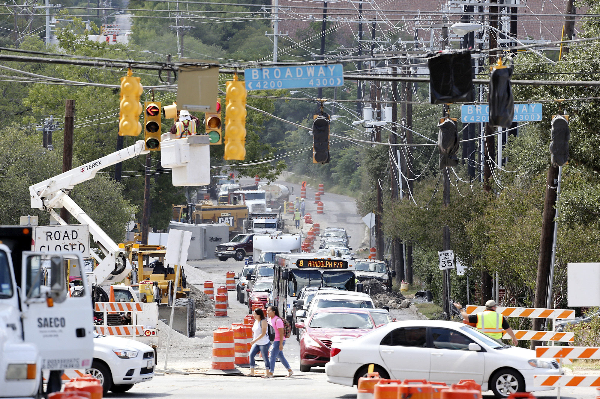 Traffic choke point tighter
