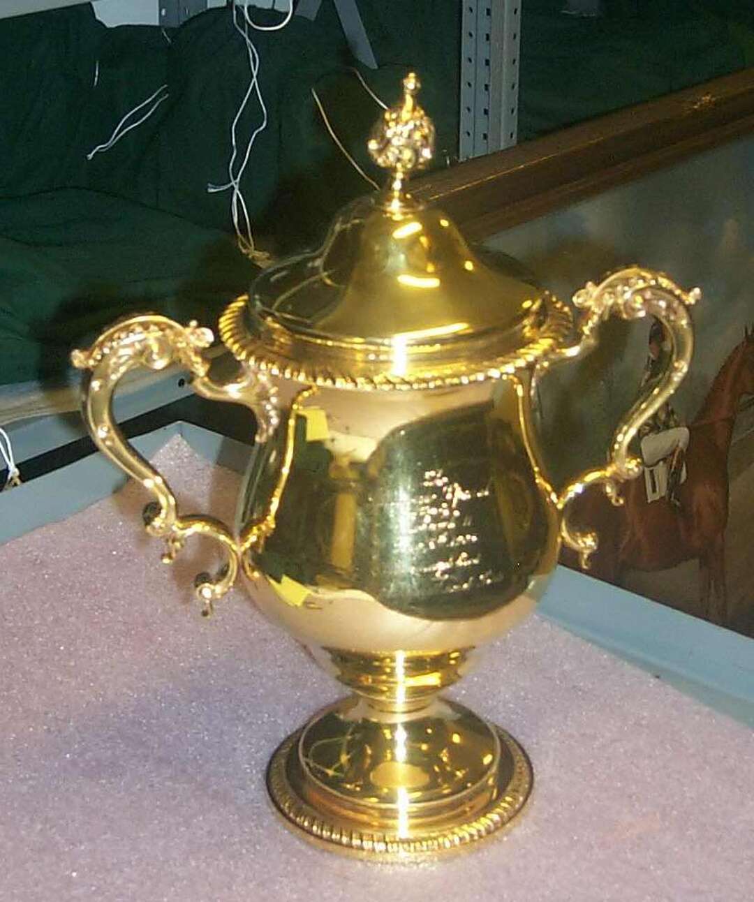 Museum 'smash-and-grab' of horse racing trophies