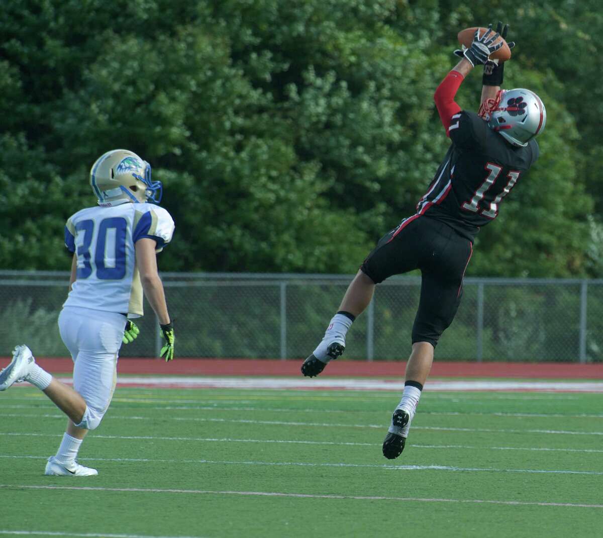 Newtown defense comes up big in season-opening win at Pomperaug