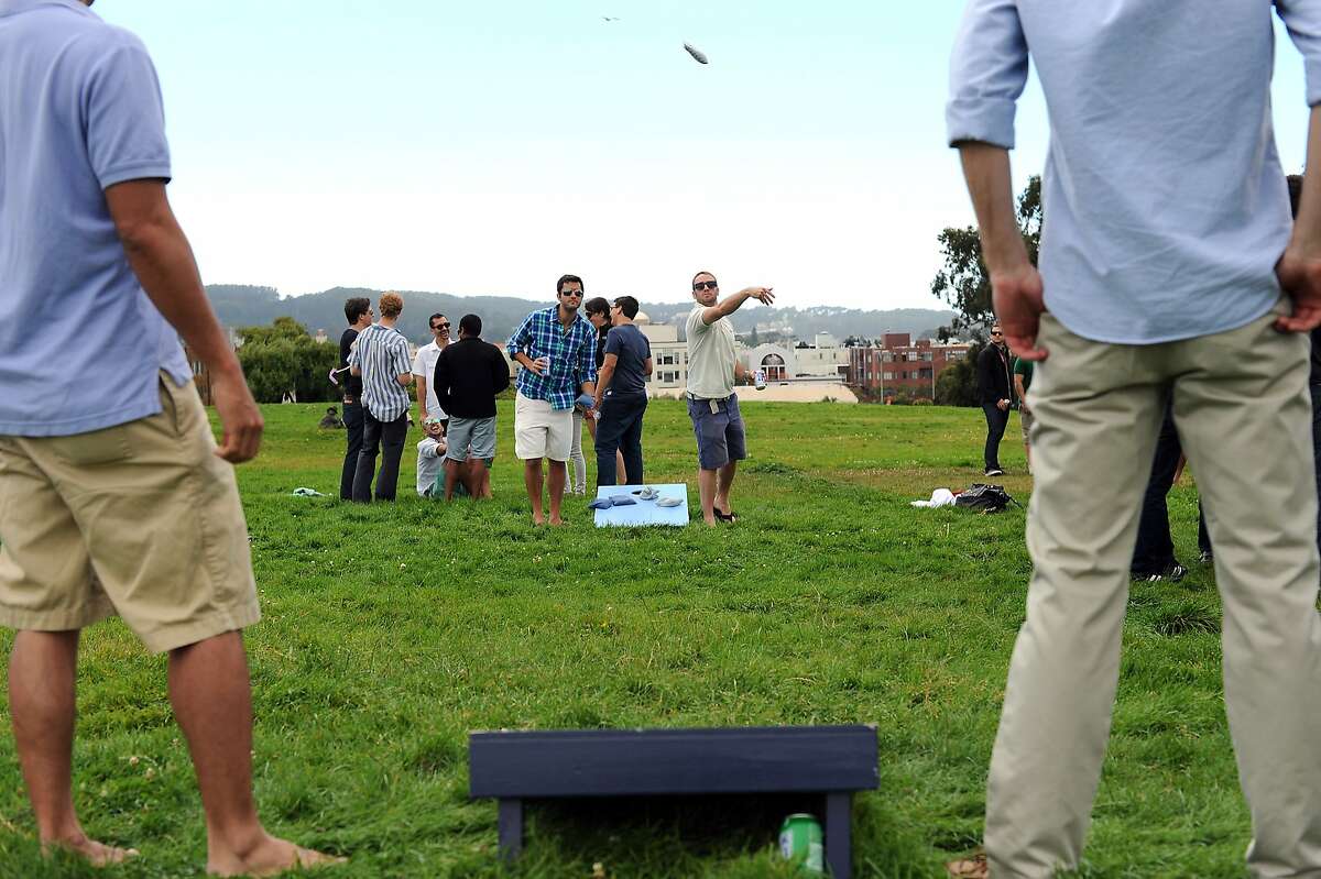 New S.F. neighborhood like a campus fraternity row