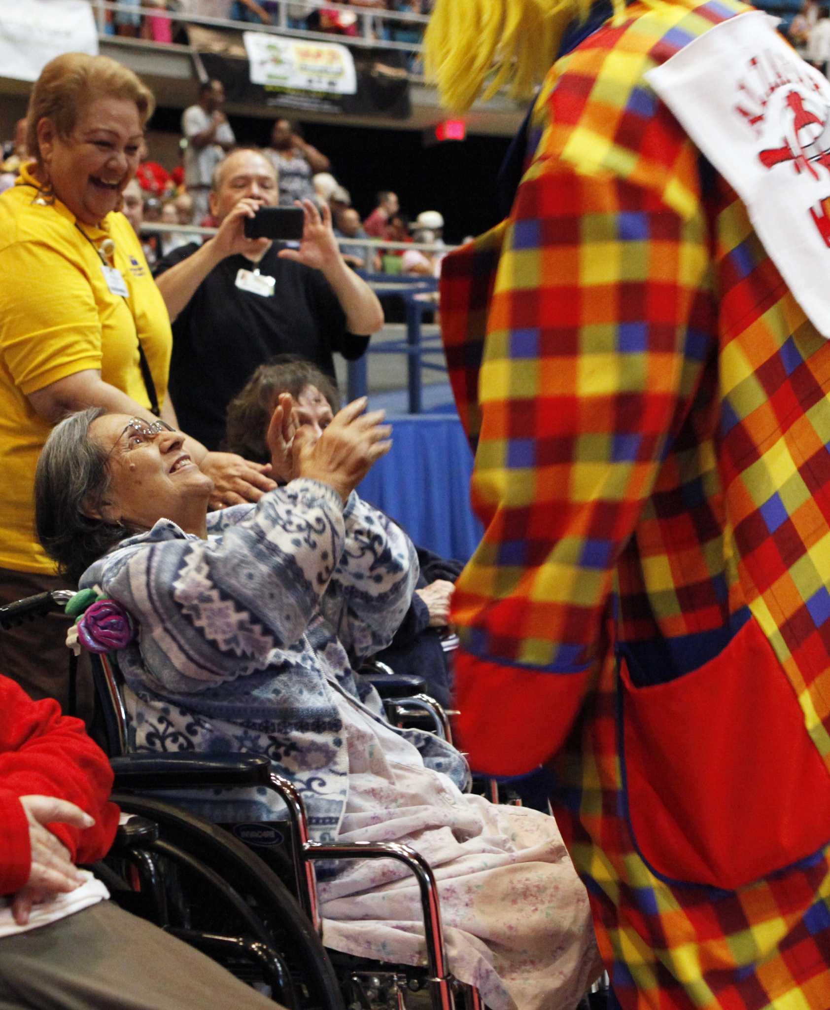 Never too old to enjoy the circus