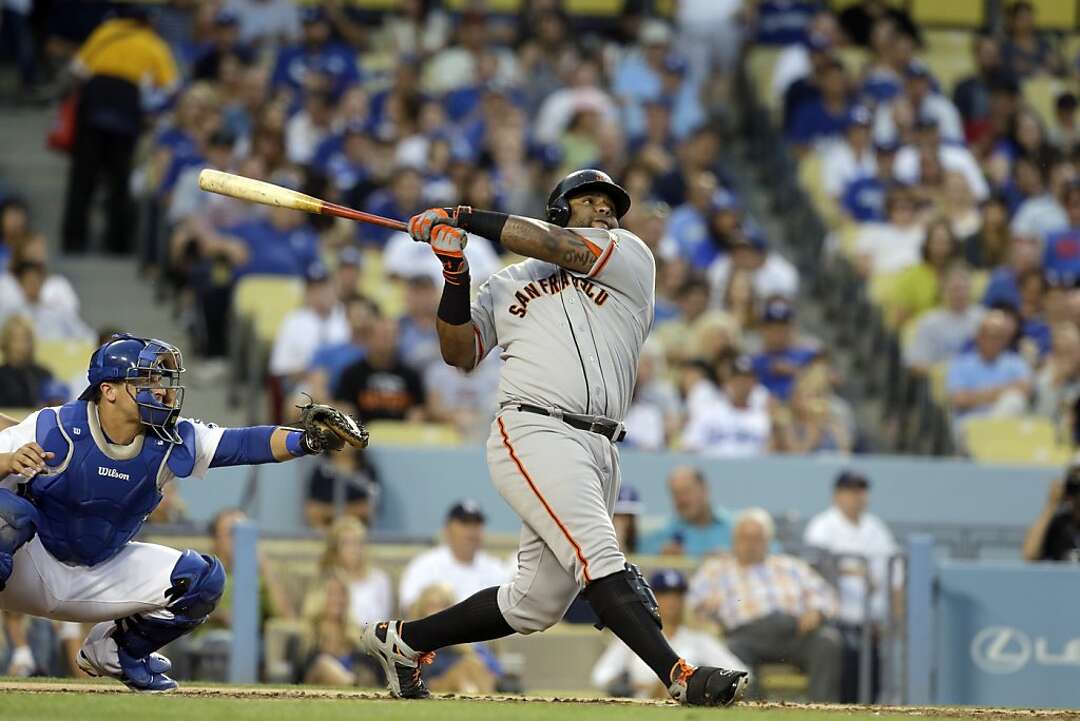 Giants set L.A. park runs record in 19-3 rout