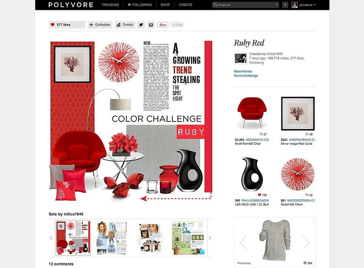 Digital designs: Autodesk couture, Polyvore decor