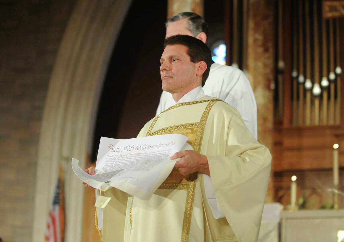 Caggiano installed as bishop of area Catholic diocese