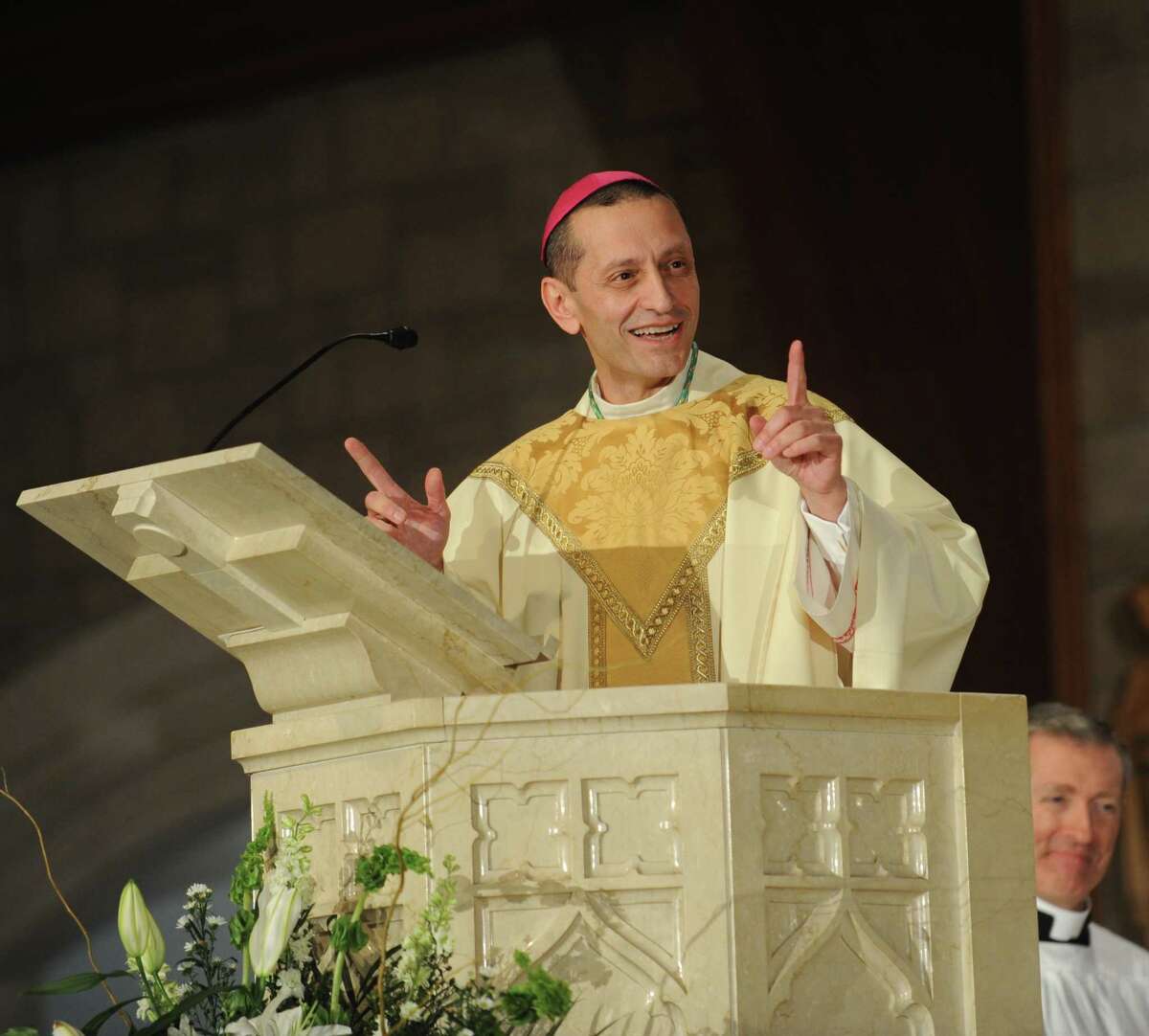 Caggiano installed as bishop of area Catholic diocese