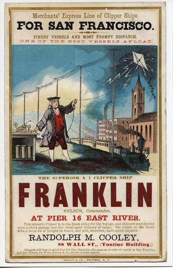 Clipper advertising card exhibit at Bancroft Library - SFGate