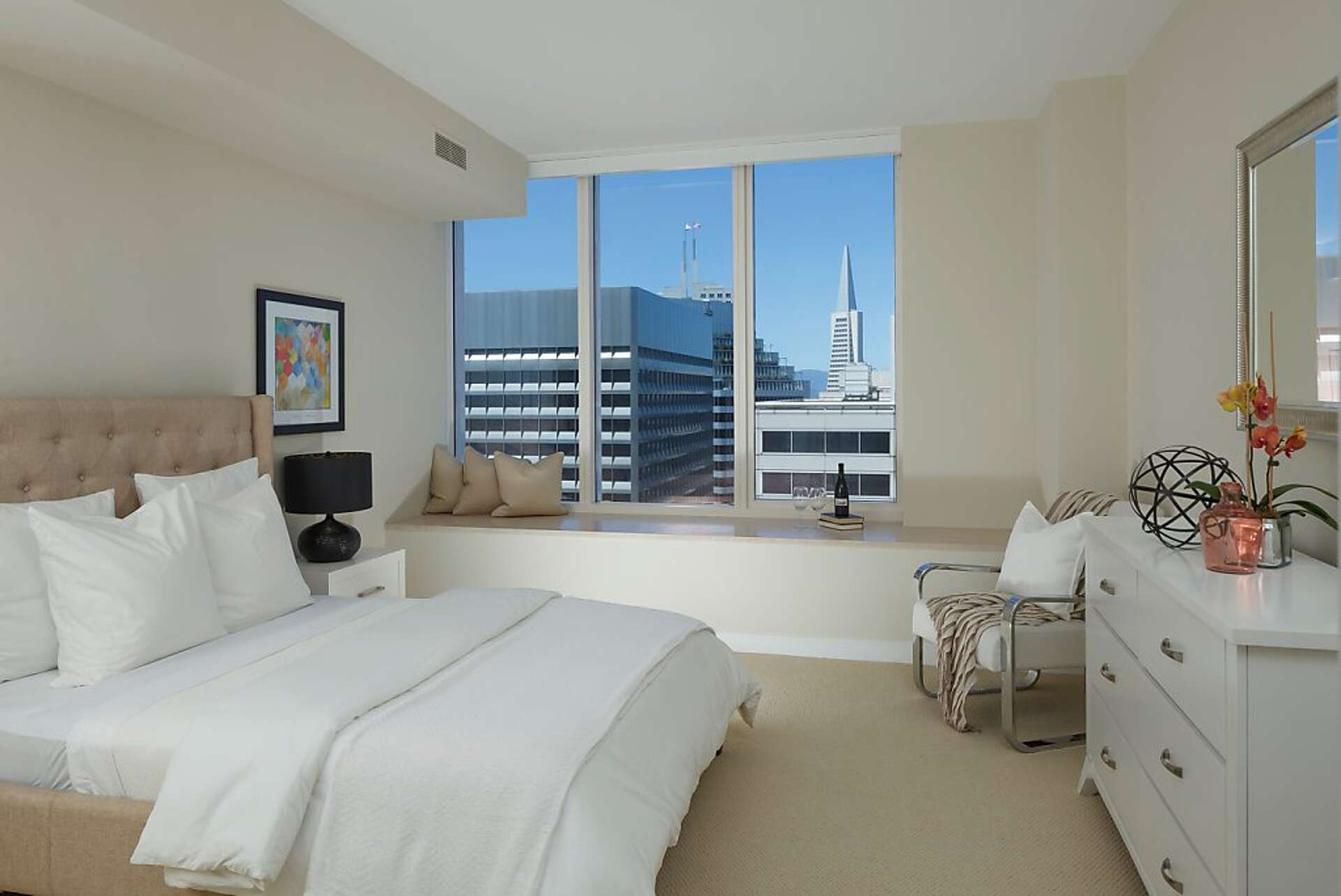 47th-floor condo in luxury building with big views