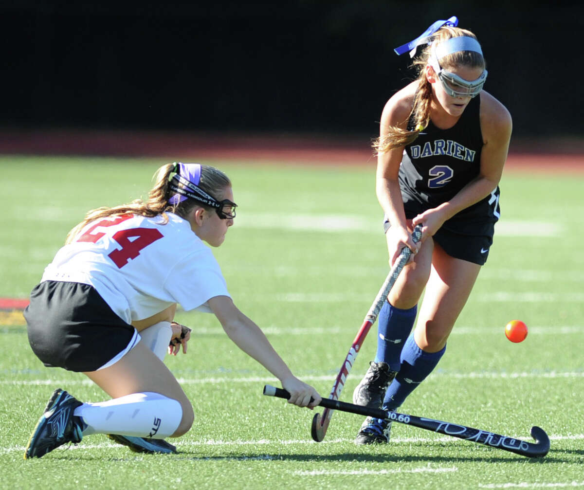 Darien defeats Greenwich in FCIAC field hockey duel