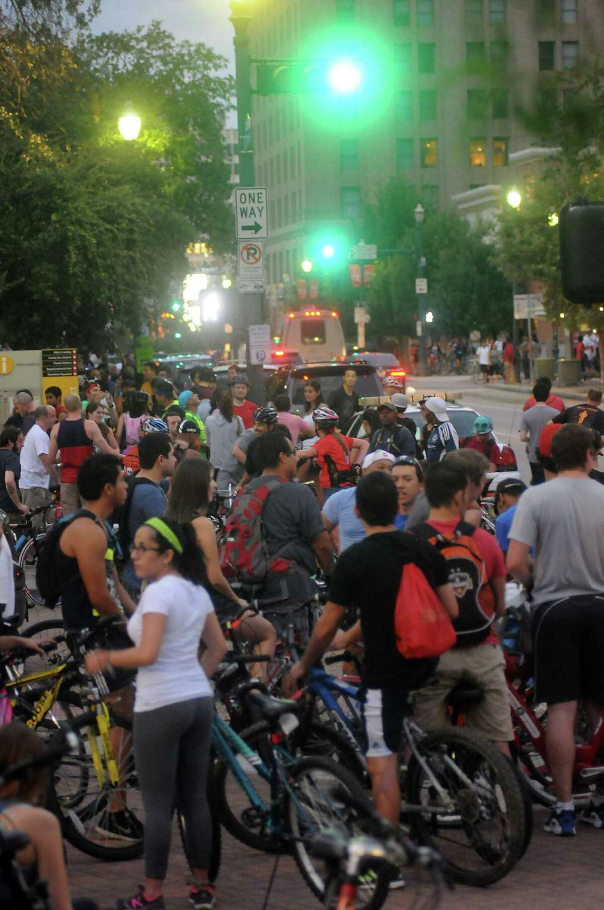 Critical Mass bike ride is chaos in motion