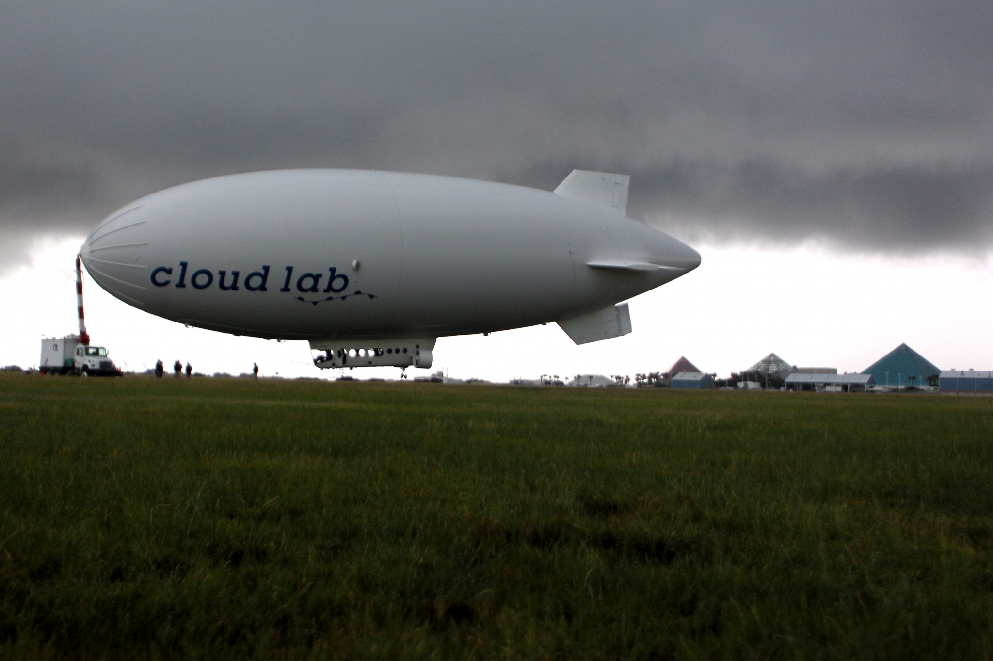 'World's largest airship' lands in Galveston for research, TV show