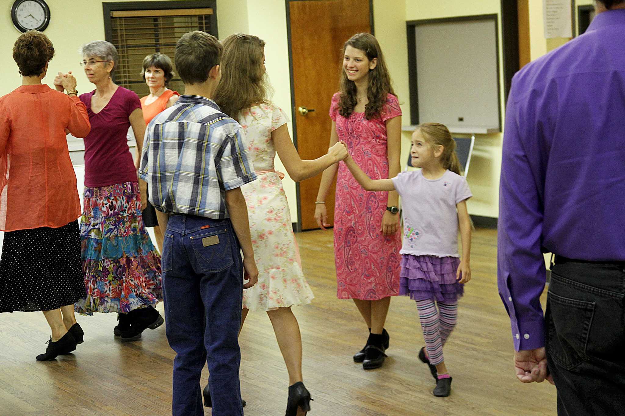 They come from all over for the old-time dancing